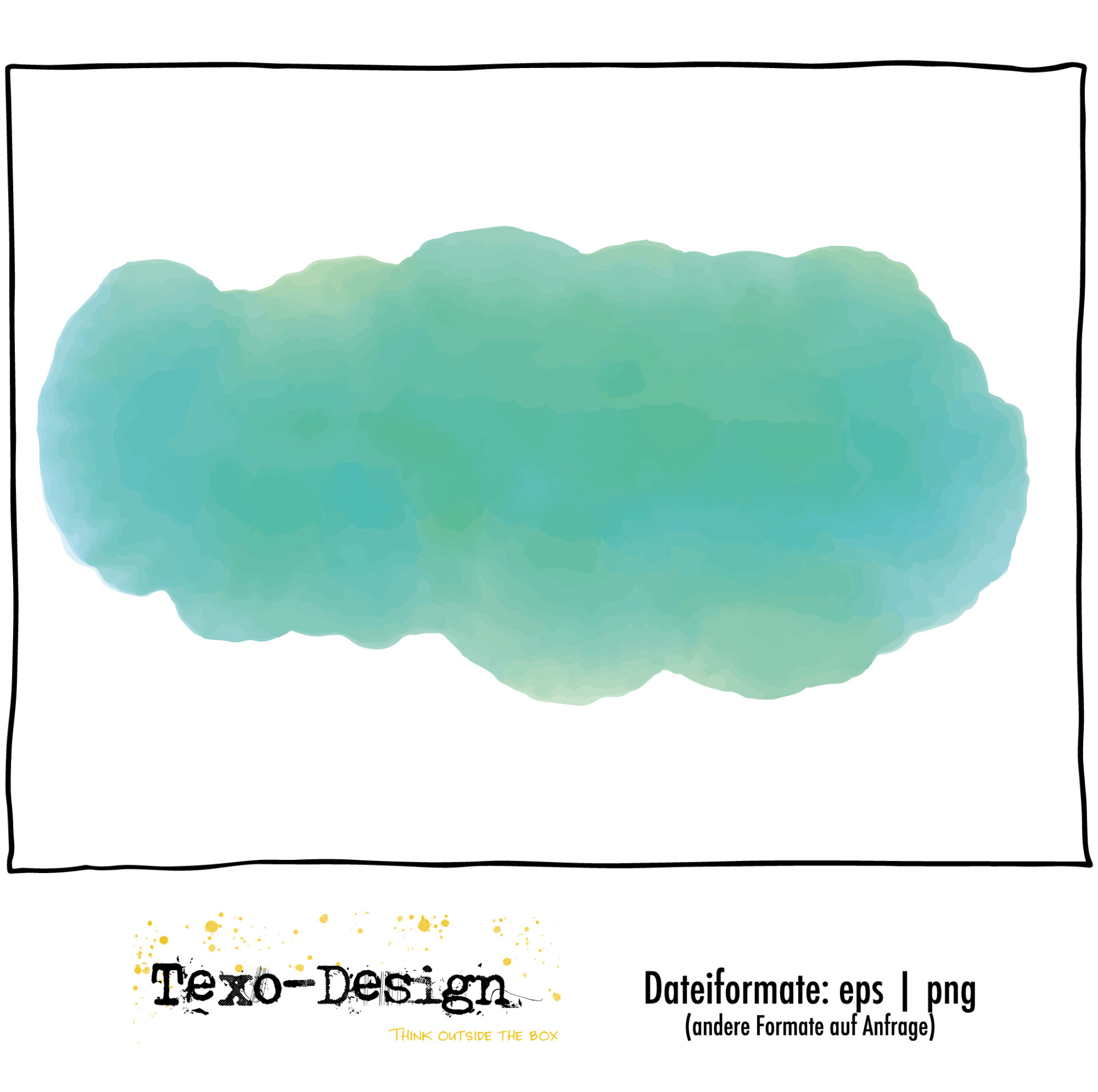 Wasserfarbklecks 09 | Texo-Design
